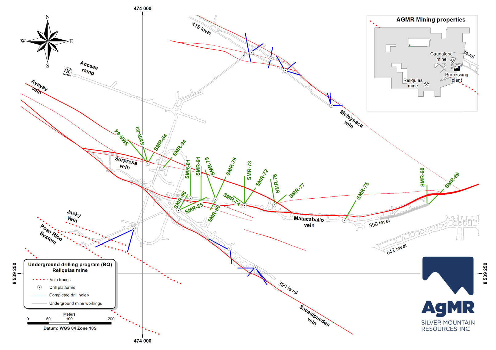 DELINEATION DRILLING AT AgMR’s RELIQUIAS MINE CONFIRMS HIGH-GRADE ...